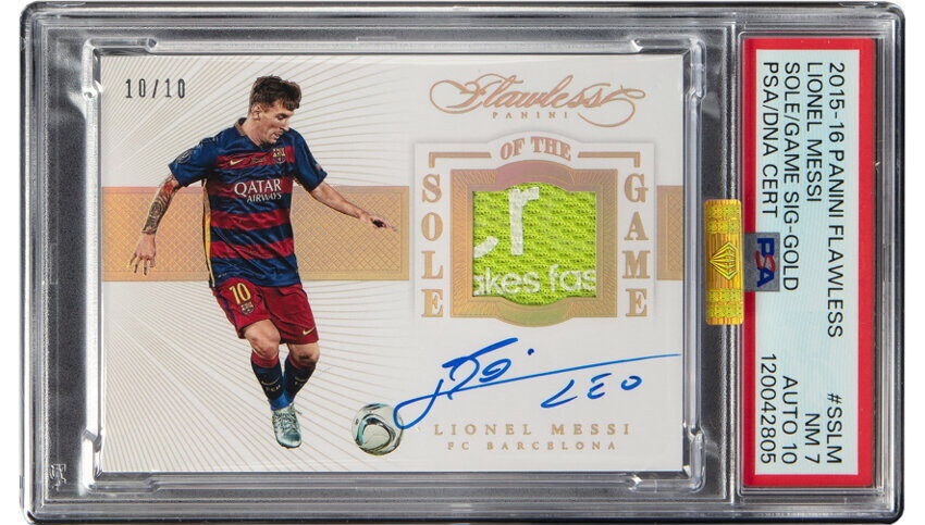 Ultra-rare signed Lionel Messi card sells for £411,000