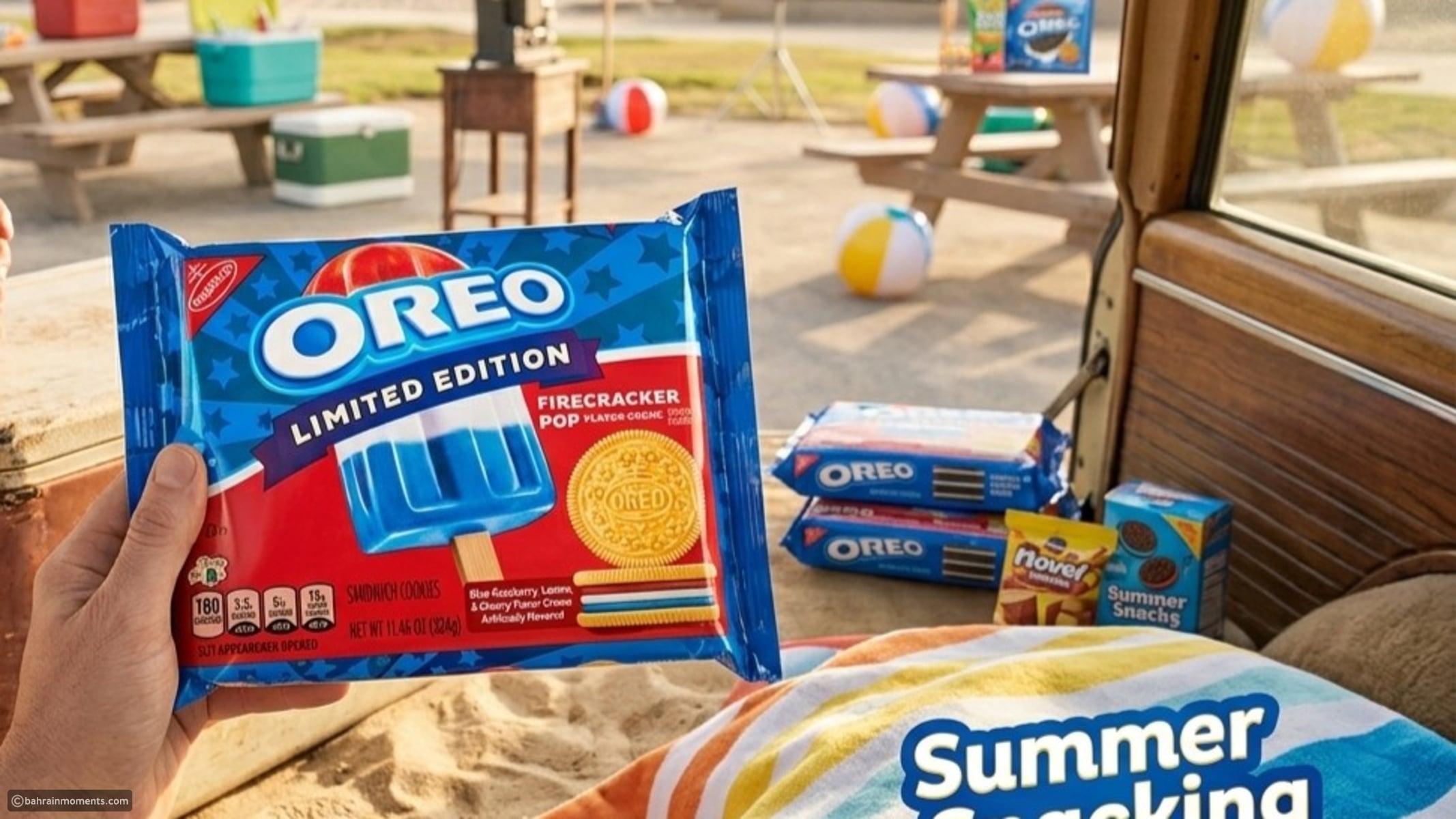 Oreo debuts first triple-layer firecracker pop cookie for summer