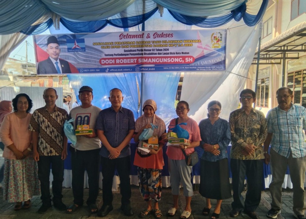Gelar sosialisasi perda, Dodi Simangunsong siap fasilitasi PKH Medan ...