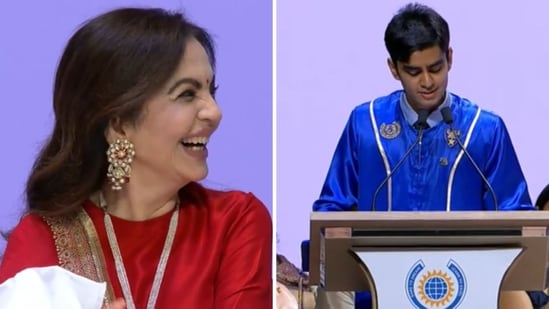 Nita Ambani left in splits as student slips Mumbai Indians joke into ...