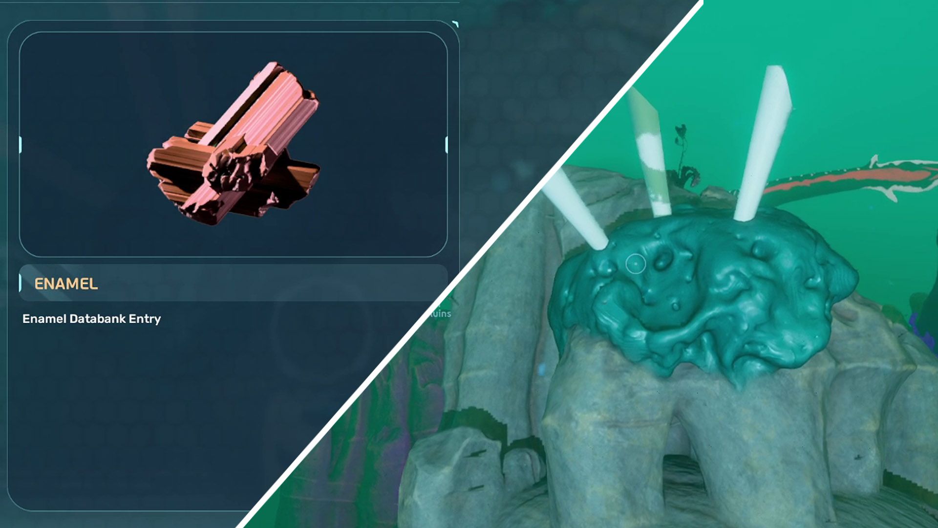 Creature enamel farming locations in Subnautica 2