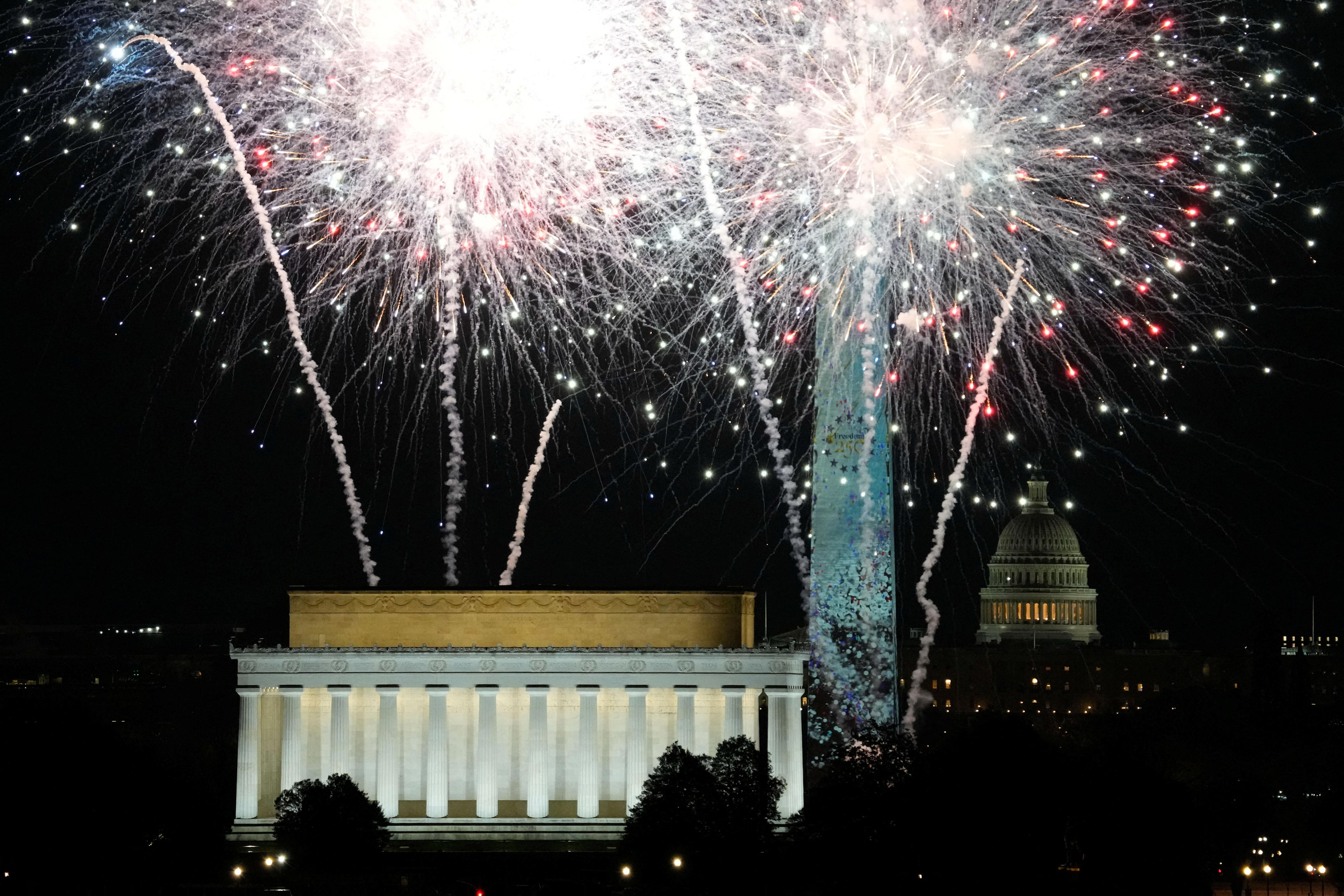 A sneak peek at the record-breaking DC firework show planned for July 4