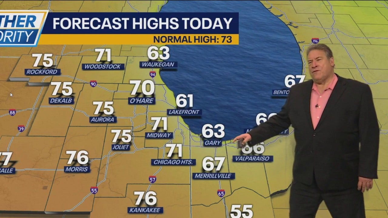 Chicago weather: Cloudy start should clear with comfortable highs
