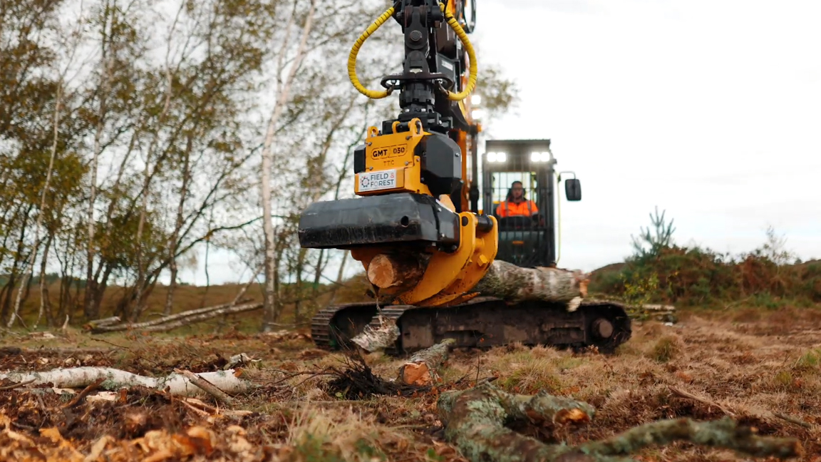 Heavy equipment for sustainable forestry and land clearing