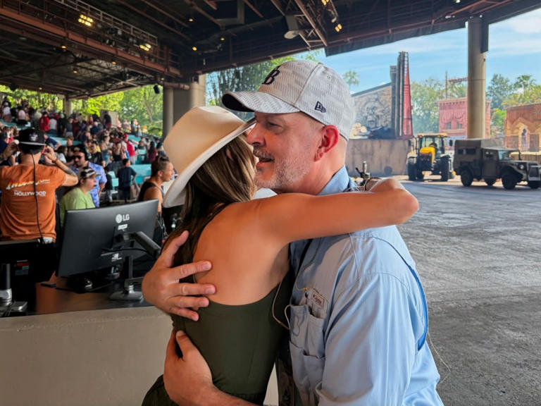 Disney stunt performer returns to work after runaway boulder incident