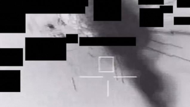 Moment fighter jet shoots down UFO in newly released GOVT video