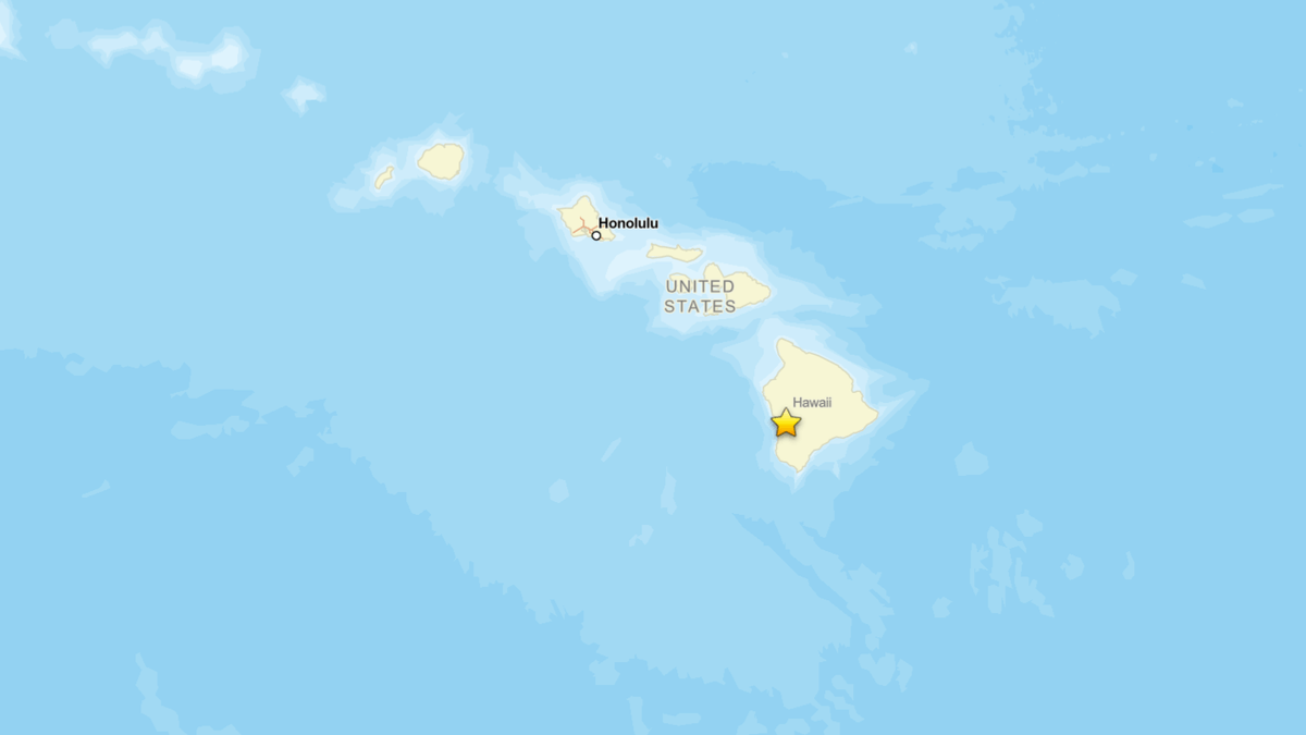 Erdbeben erschüttert Hawaii
