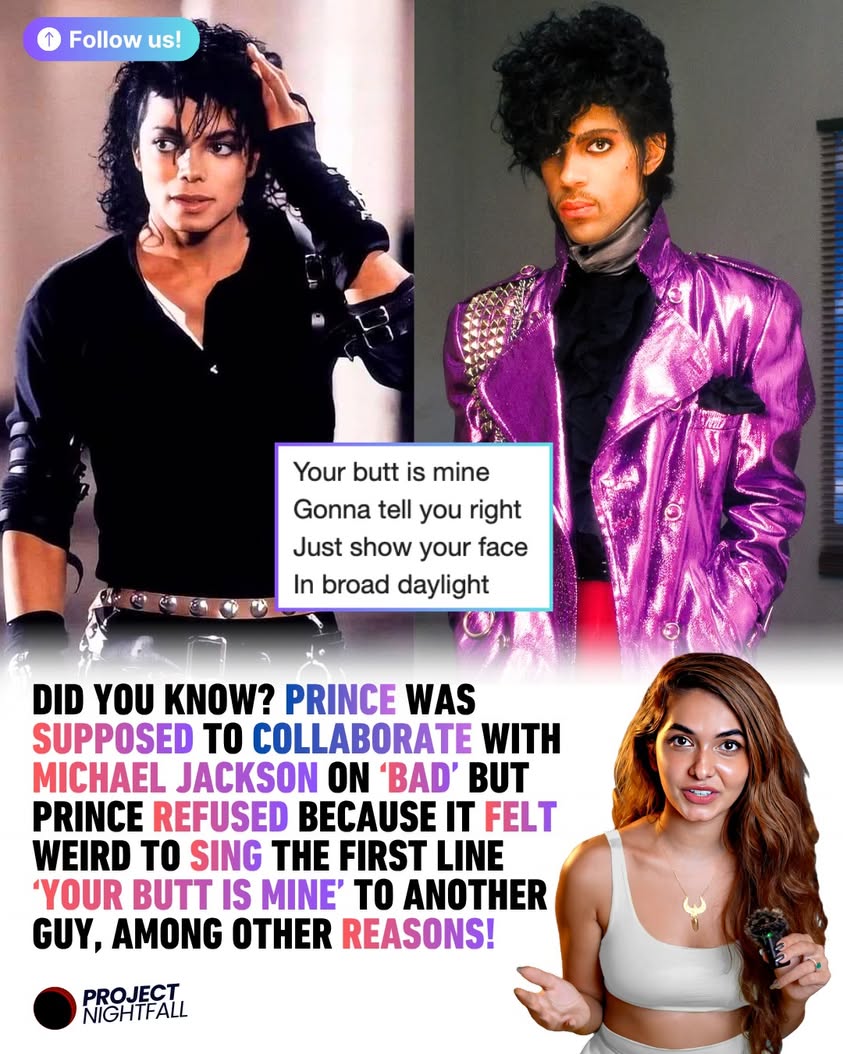 Bombshell: Prince refused Michael Jackson's "Bad" duet over just four ...