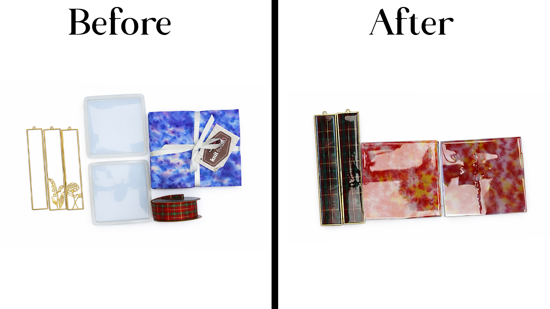How fabric changes the look of resin