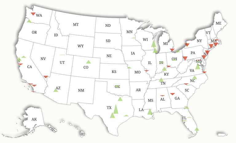 Map reveals cities where home sales are soaring