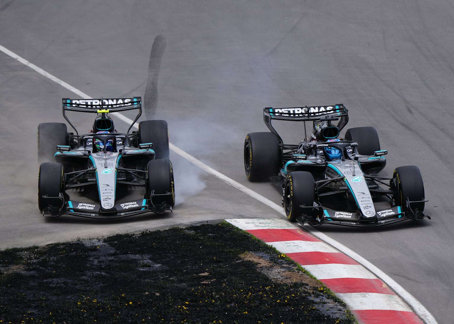 Very naughty – Kimi Antonelli rages at George Russell move as Mercedes ...
