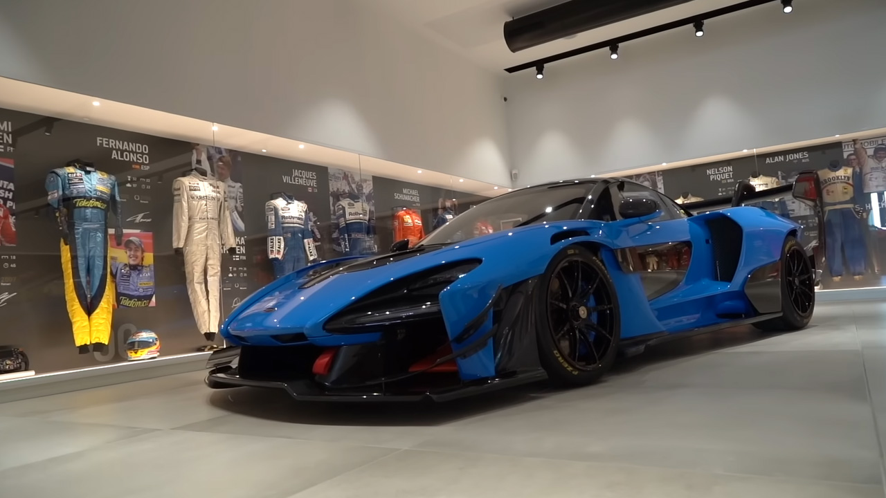 Museo oculto de McLaren en Barcelona con el exclusivo Senna GTR