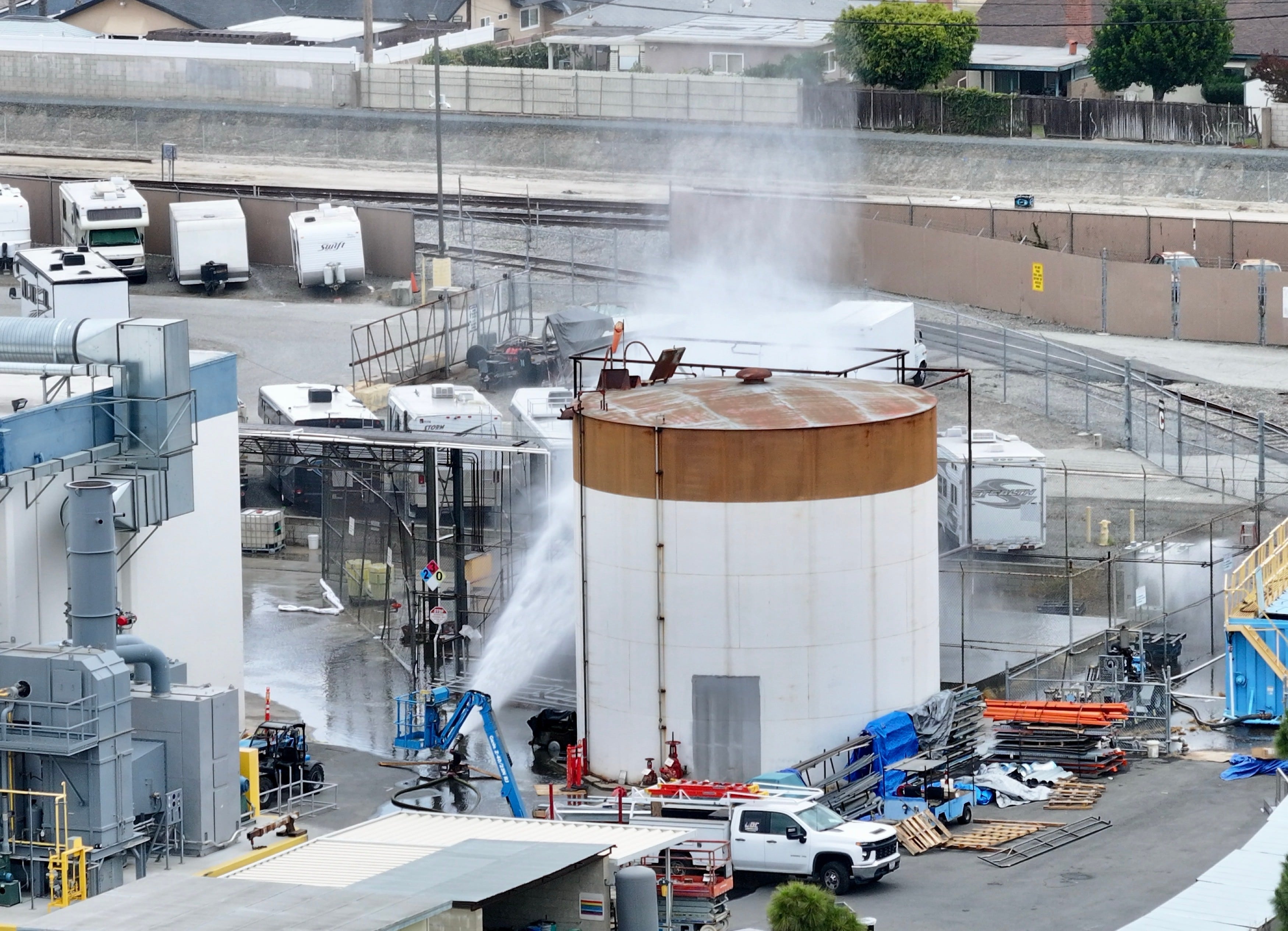 40,000 people under evacuation orders for a chemical tank leak in ...
