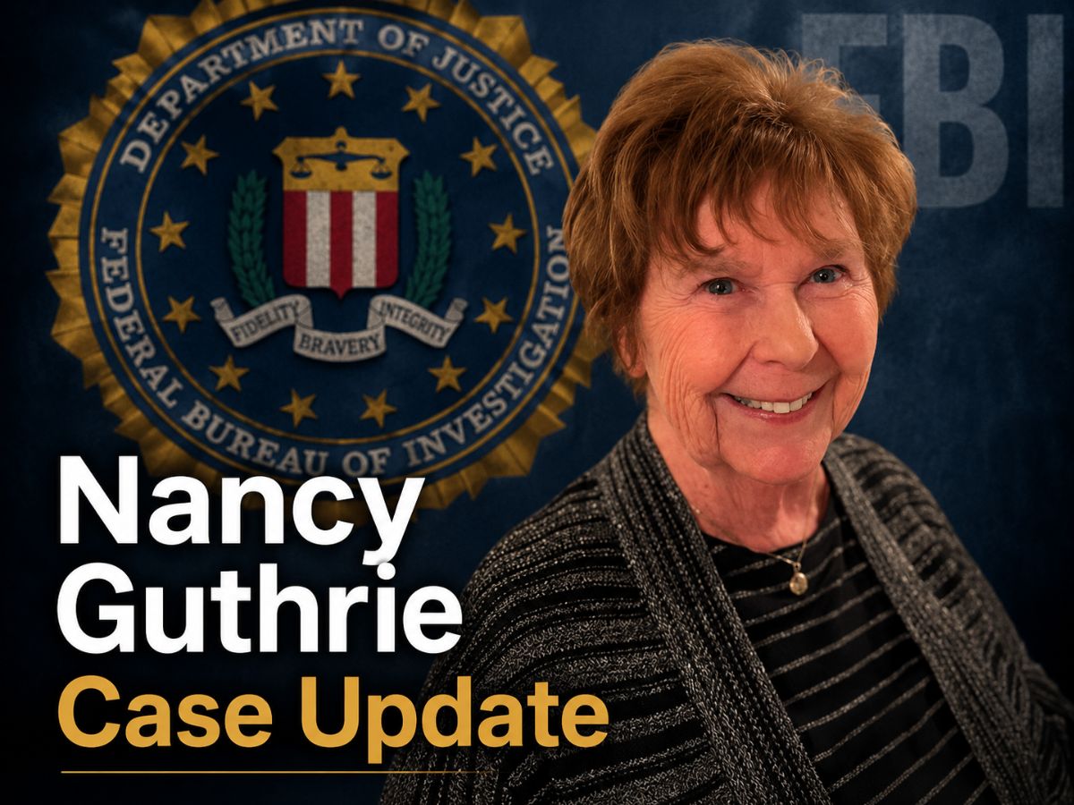 Nancy Guthrie Case Latest UpdateToday: Ex Arizona Detective Believes ...