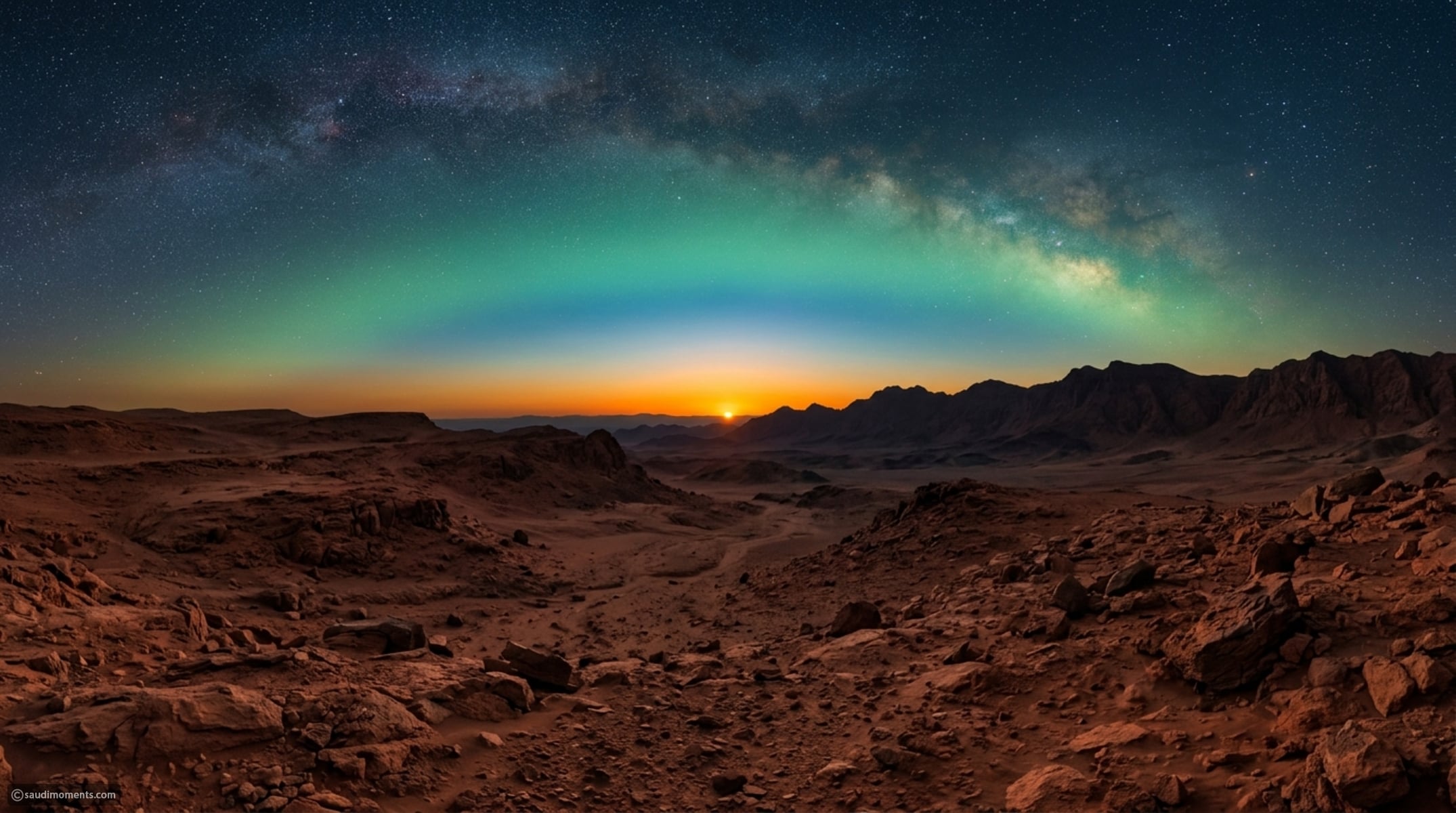 Here’s what the night sky would look like if you were standing on Mars