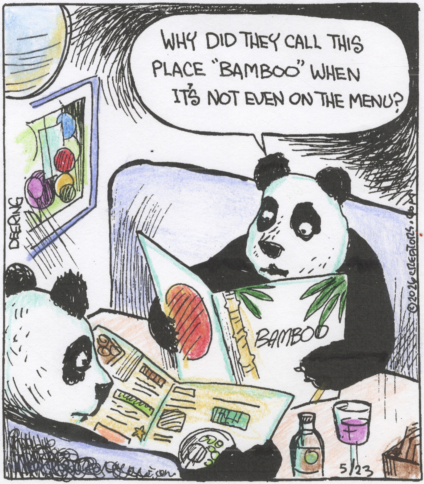 The latest “Strange Brew” comics by John Deering