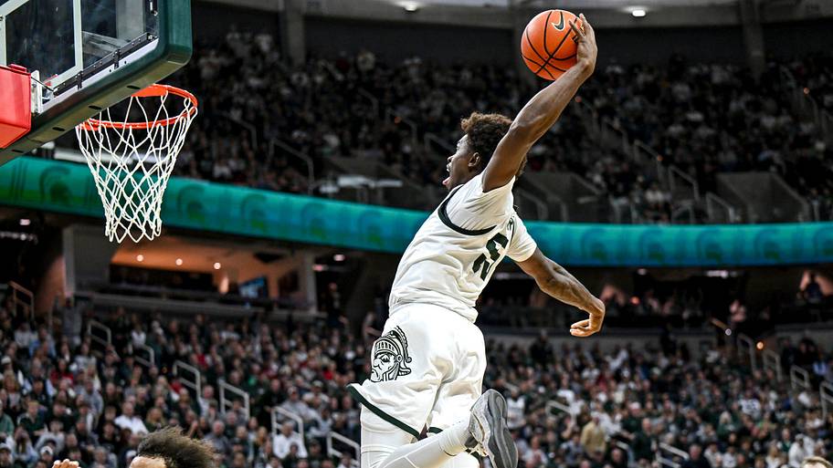 Big Ten players at NBA combine agree that Coen Carr could win NBA dunk ...