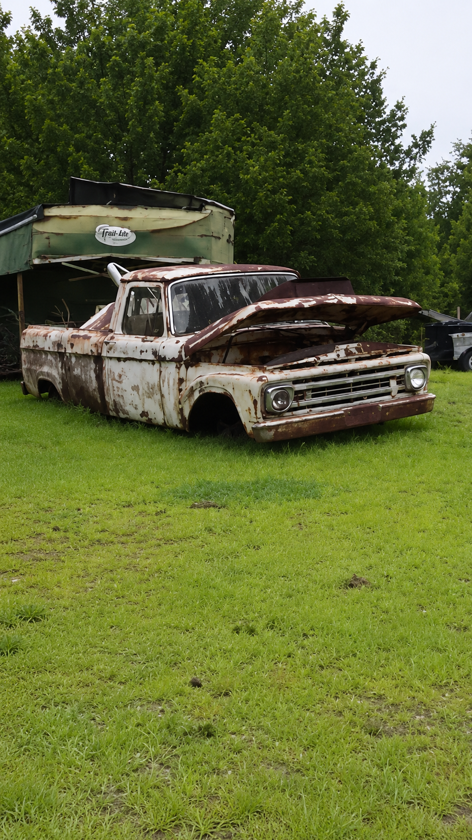 This junkyard hunt was all for a K10 steering wheel