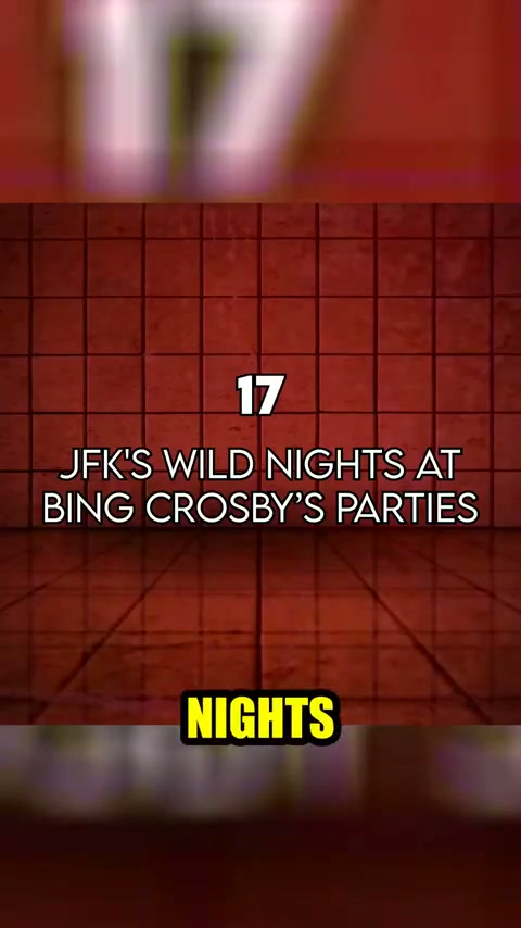 JFK's wild nights at Bing Crosby's parties: scandalous revelations