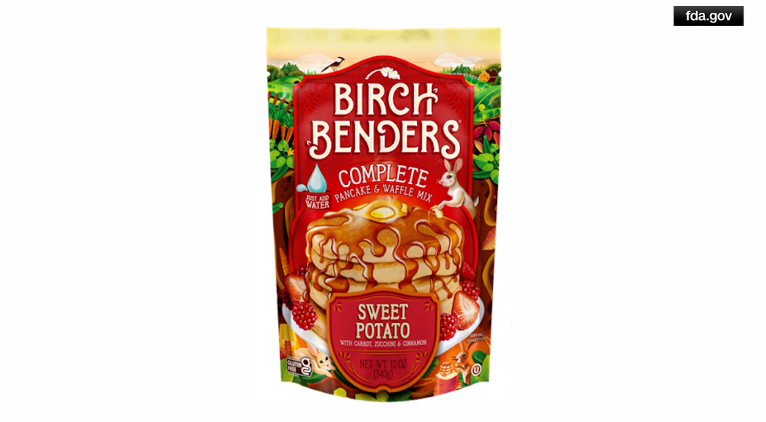 Birch Benders sweet potato pancake & waffle mix recalled over ...