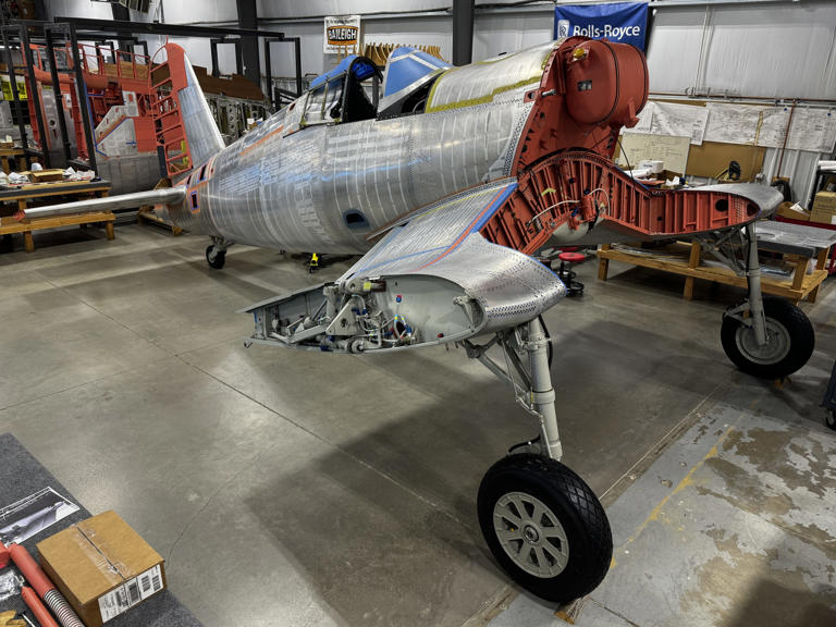 Vultures Row Aviation's F4U-1 birdcage Corsair now sitting on its ...