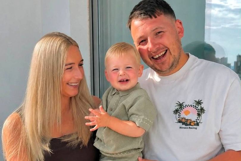 Range Rover wrecked at Tesco car wash with toddler left soaking inside
