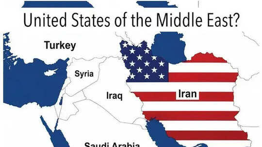 'United States of Middle East': Trump shares image of Iran map wrapped ...