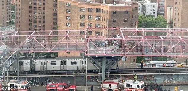 Horror on New York subway as two teens performing stunt on roof of ...