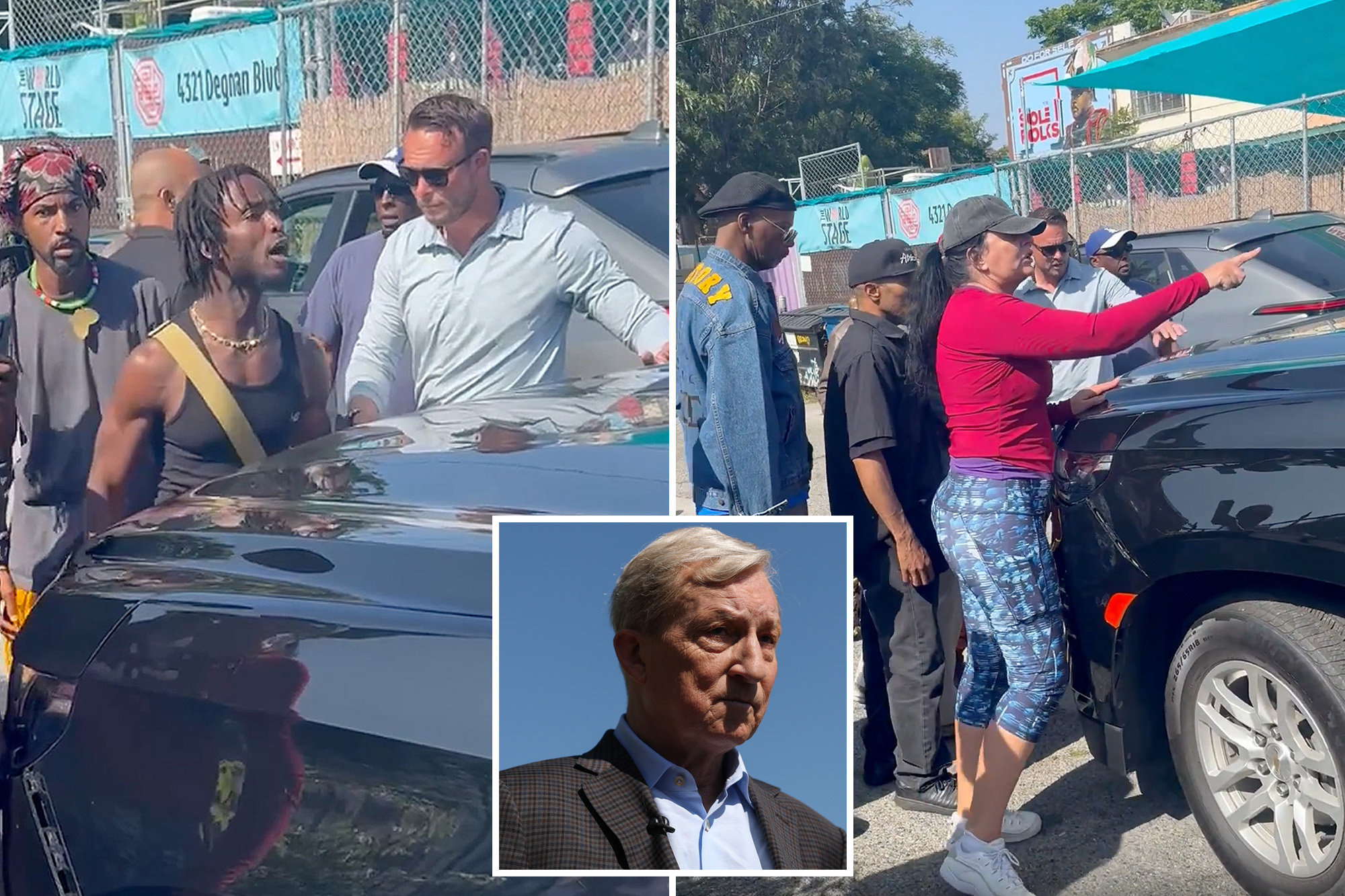 Protester pulls knife on Tom Steyer staffer at LA campaign event — as ...