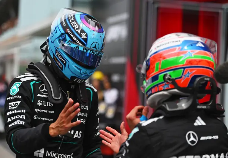Russell stelt dingen te weten over Red Bull in Brits onderonsje: "Vanaf ...