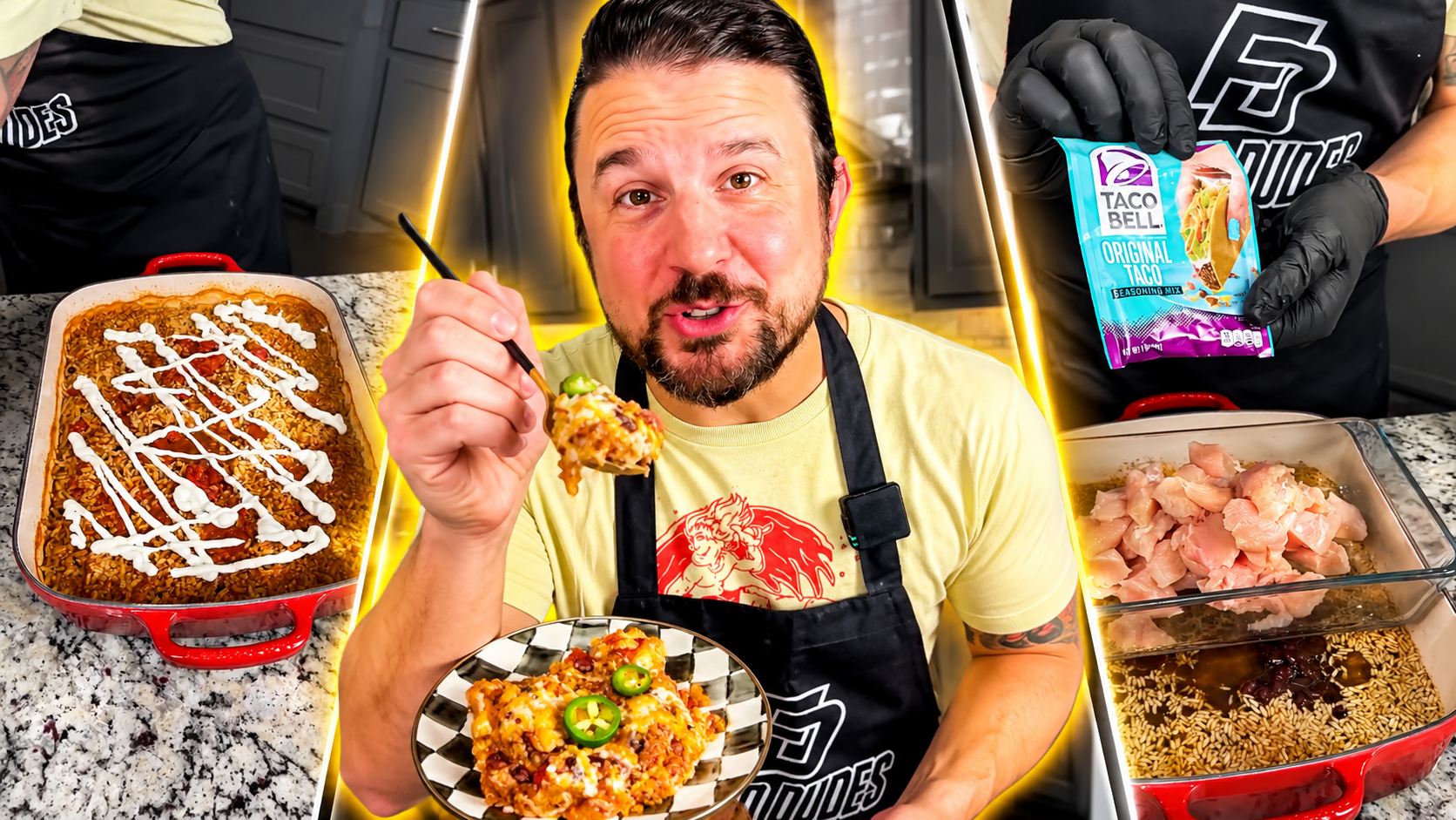 This Mexican chicken and rice casserole looks too easy