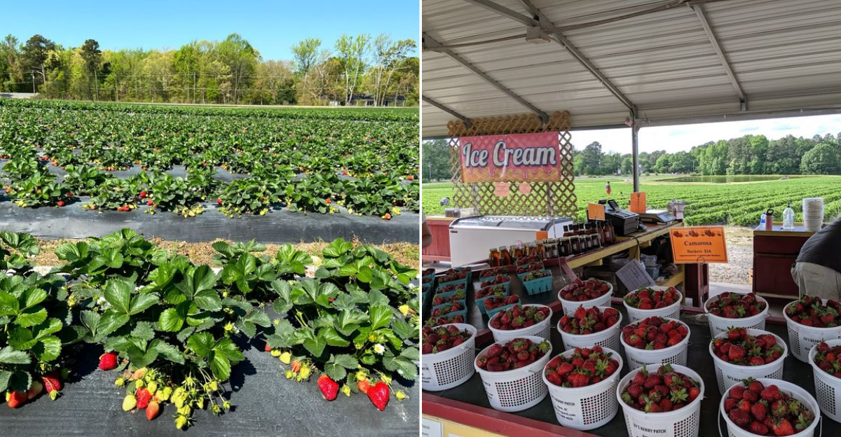The North Carolina berry farm where you gather your own fruit and enjoy ...