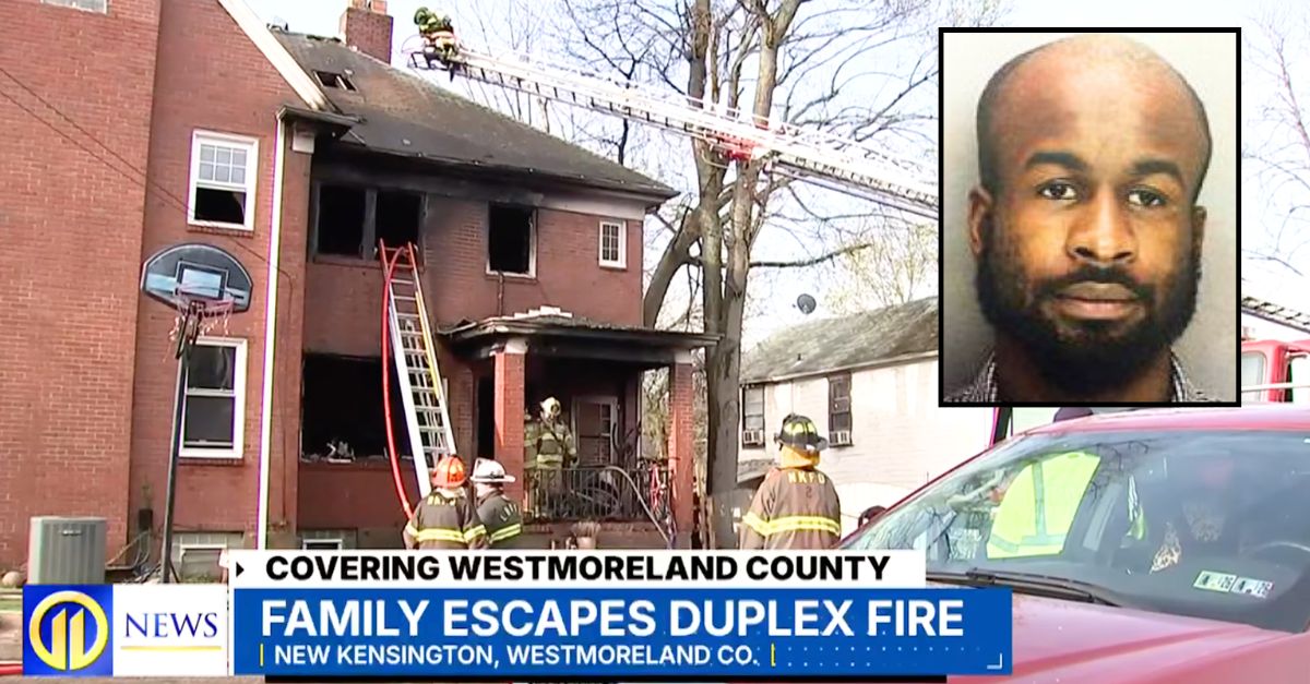 Woman had to throw kids from burning roof when her partner's ...