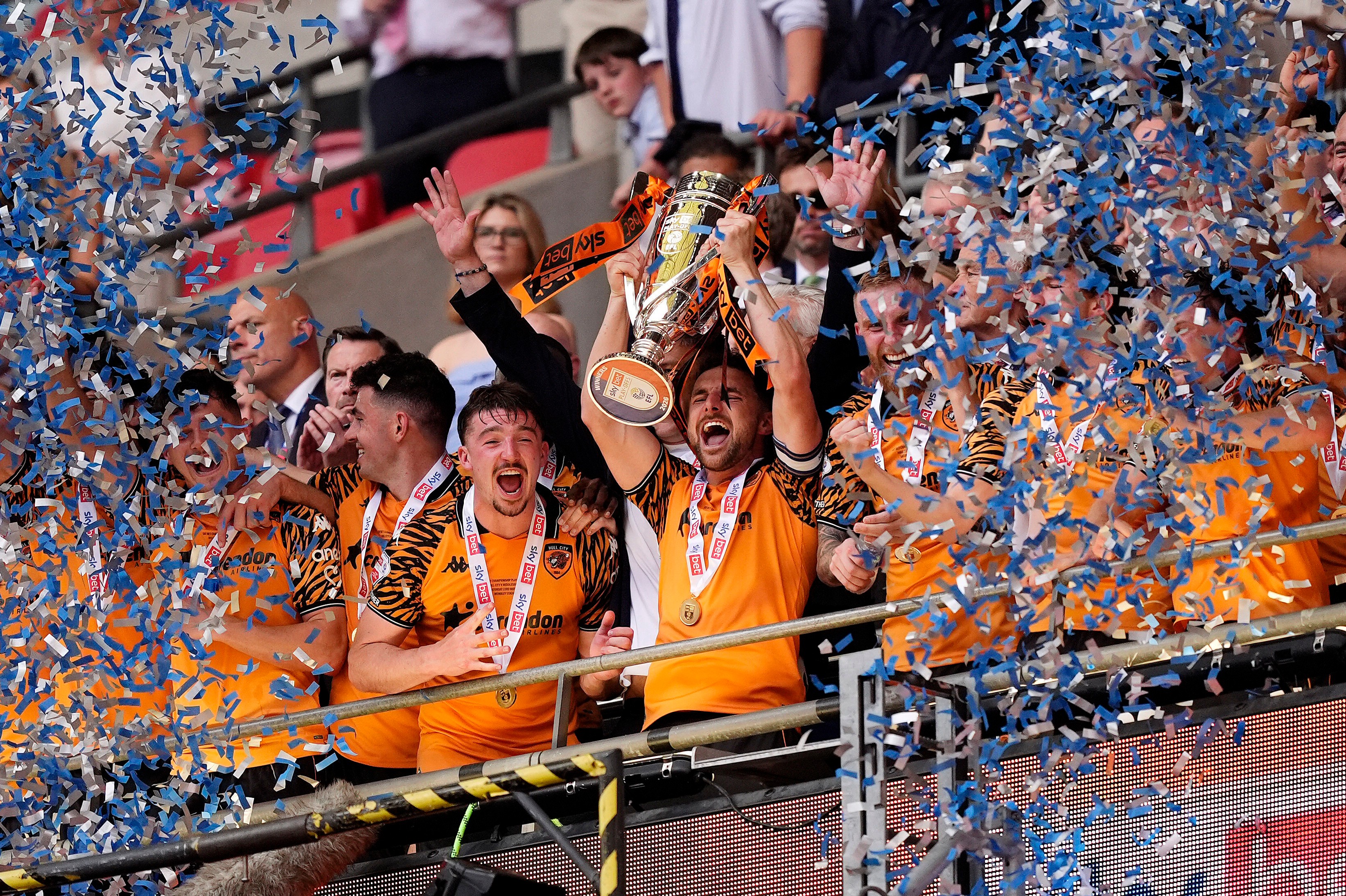 Hull back in the Premier League after dramatic late goal in playoff