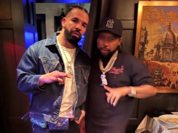 Are Drake and DJ Akademiks dating? Toronto meetup and custom OVO chain ...