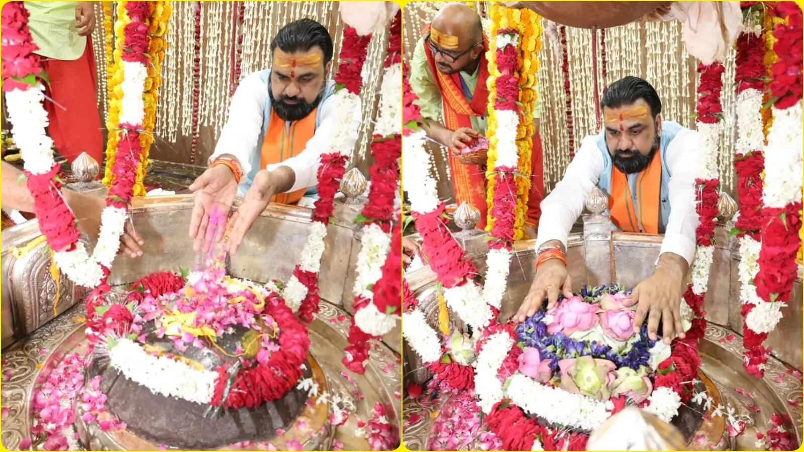 Samrat visits Buxar, reviews temple projects