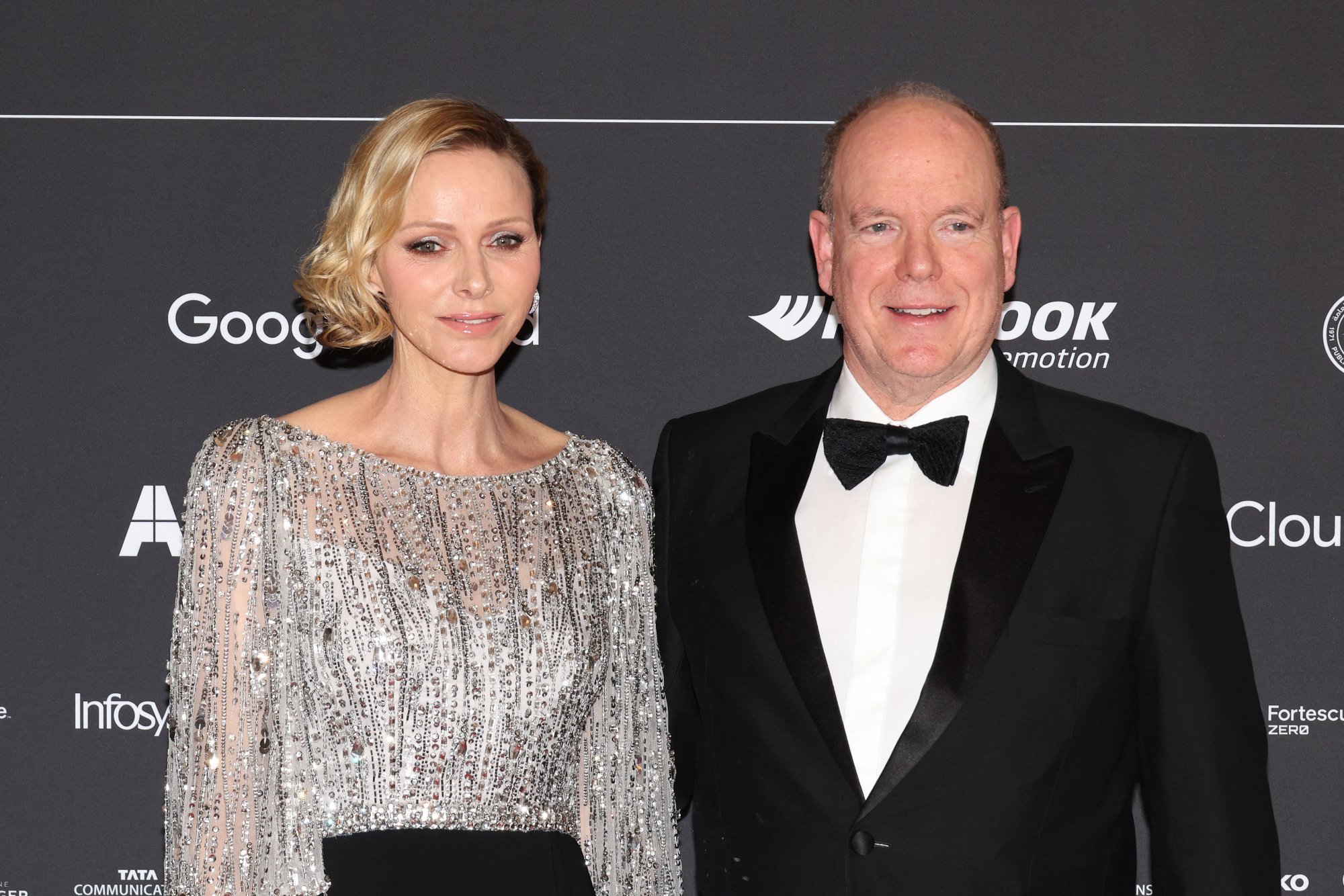 Prins Albert en Charlène ontmoeten Spaans koningspaar in Madrid