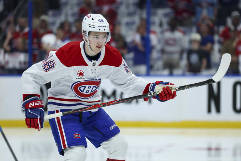 Canadiens GM says 78-point D-man Lane Hutson 'never quits'
