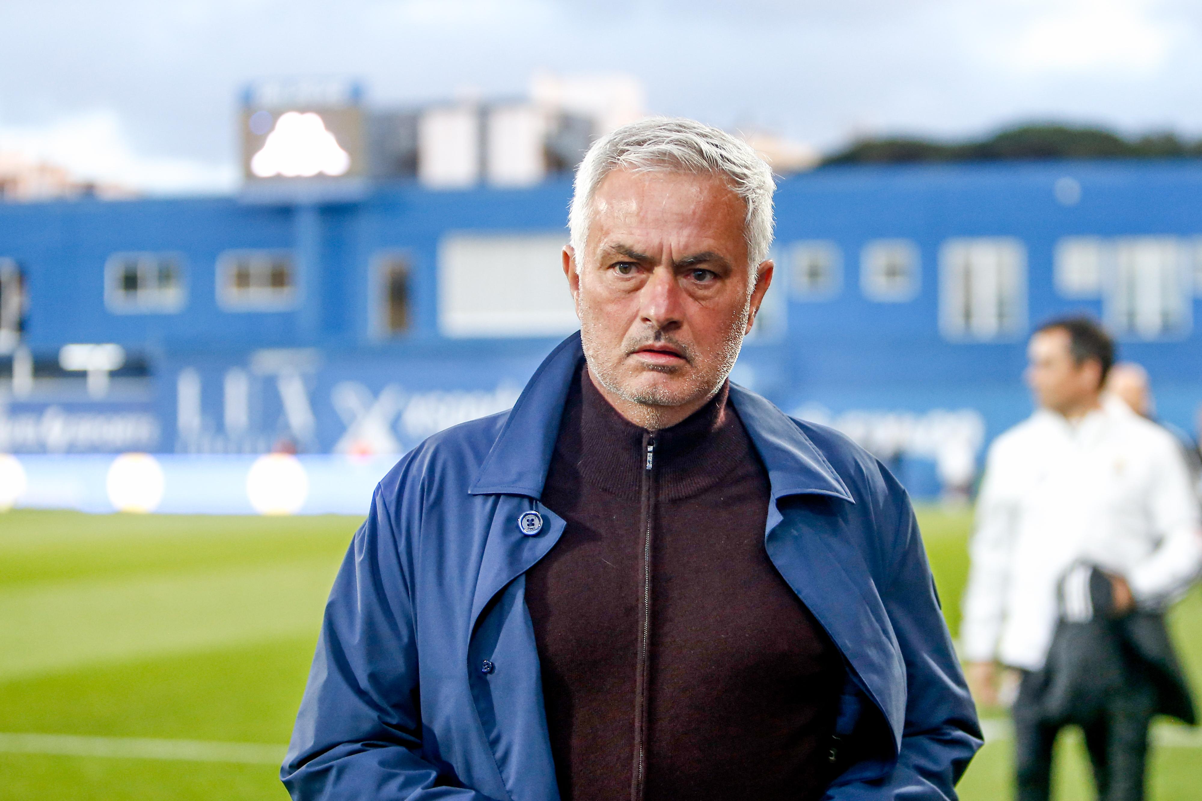 Incoming Real Madrid boss José Mourinho attends DFB-Pokal to scout ...