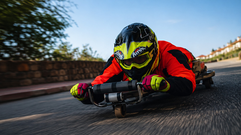 Homemade racer without brakes hits 50 mph