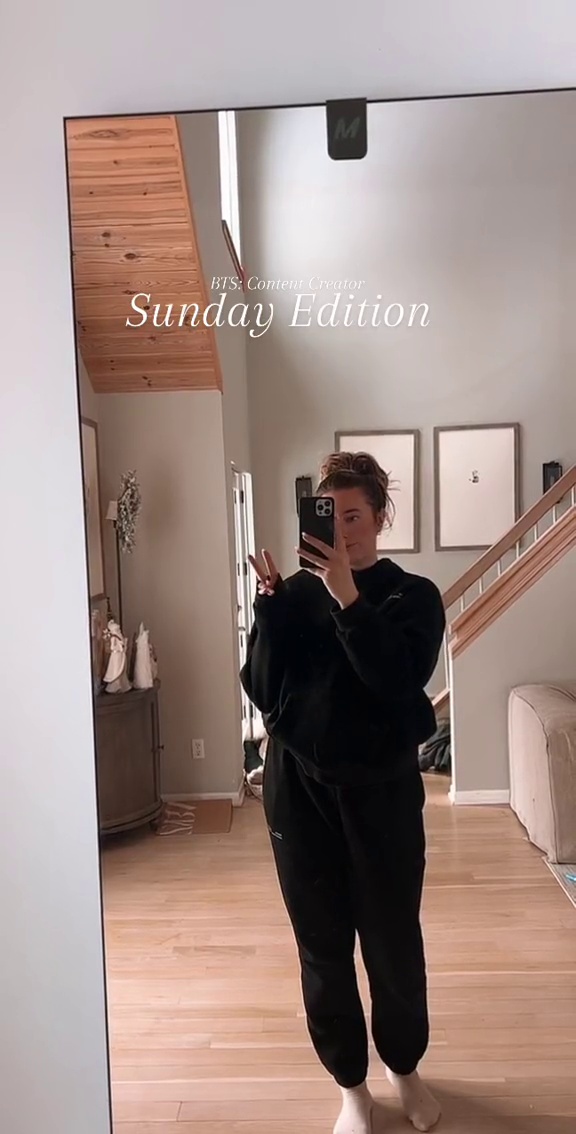 Messy honest Sunday at home with kids puppy and meal prep