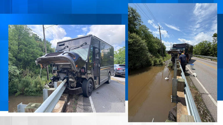 Hazmat team responds to vehicle fluids leaking into creek after ...