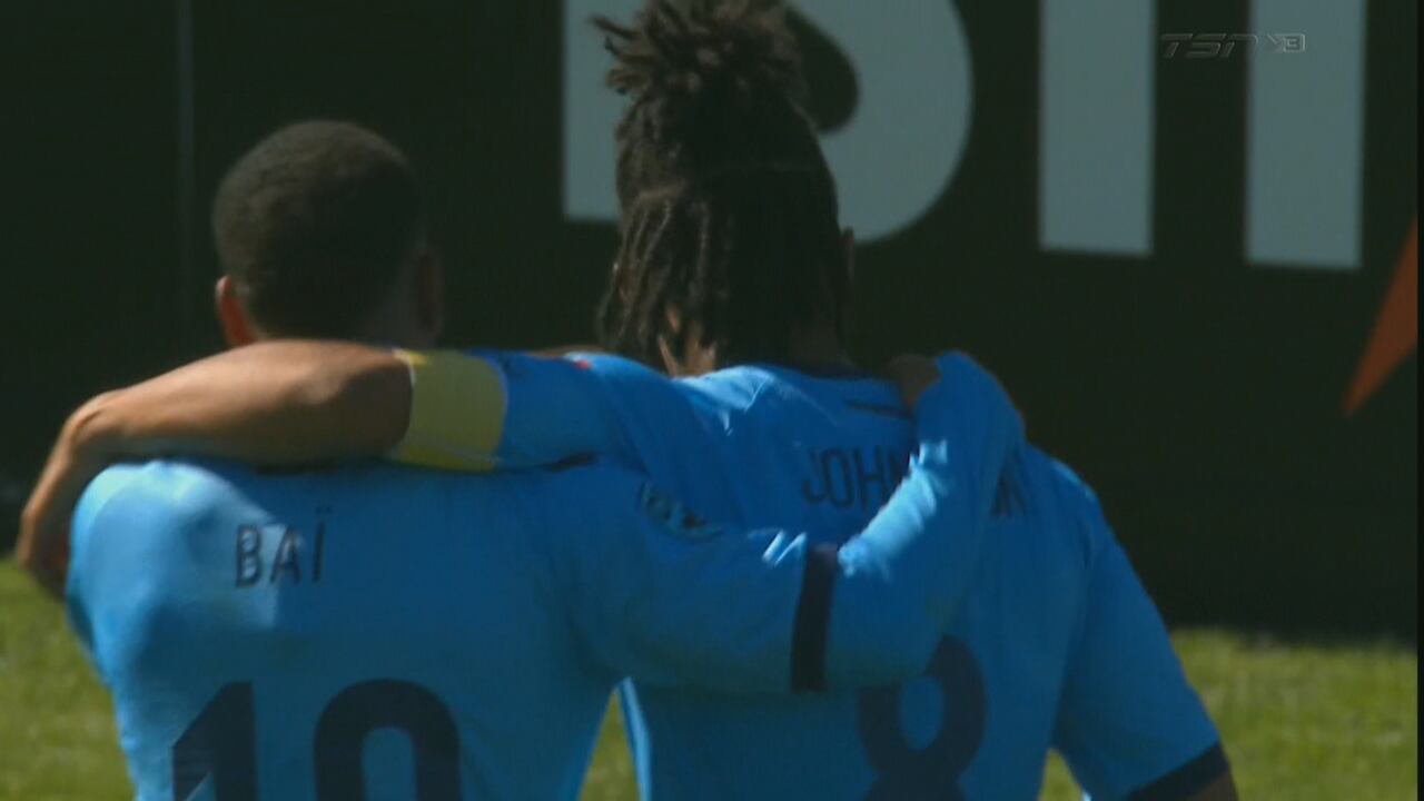 Halifax Wanderers’ Isaiah Johnston scores equalizer at home against ...