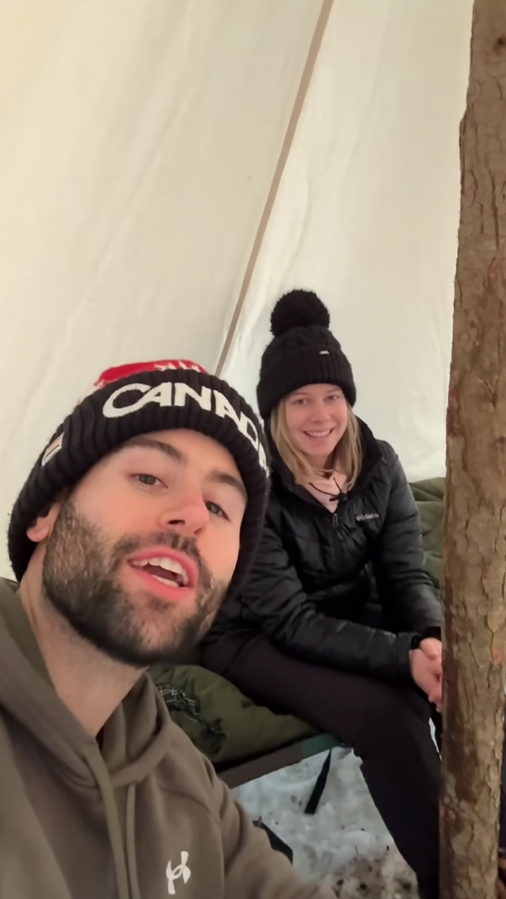 Camping in -20°C weather: How we set up in freezing conditions