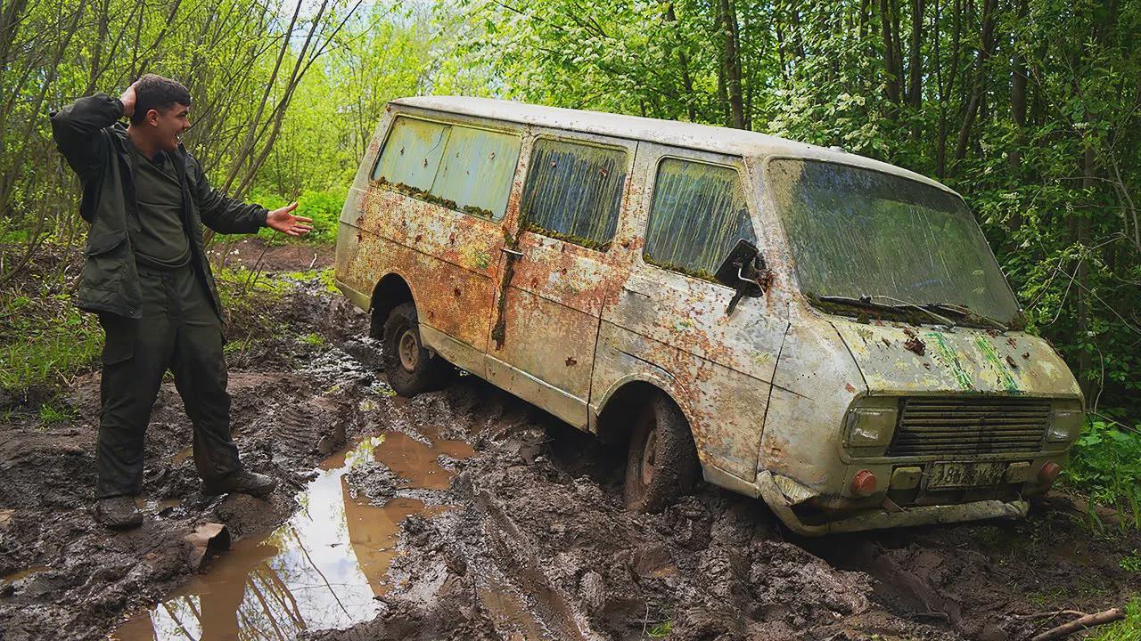 Found abandoned van in the forest! What are we going to do about this car?
