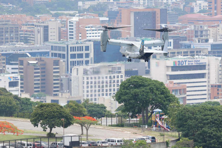 US Marines conduct rapid-response drill at Caracas embassy months after ...
