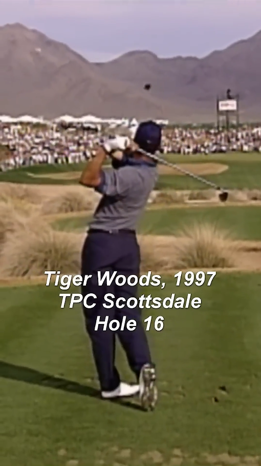 The most iconic hole-in-one of Tiger Woods’ career