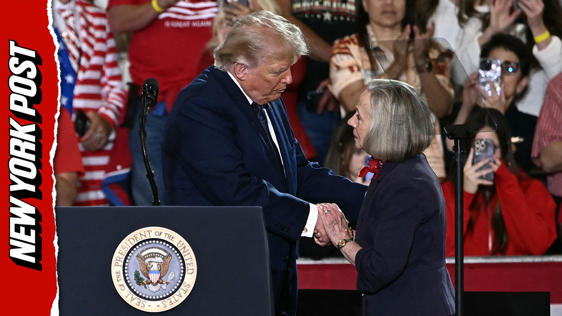 Trump awards deceased 'red bandana' man the highest civilian honor for ...