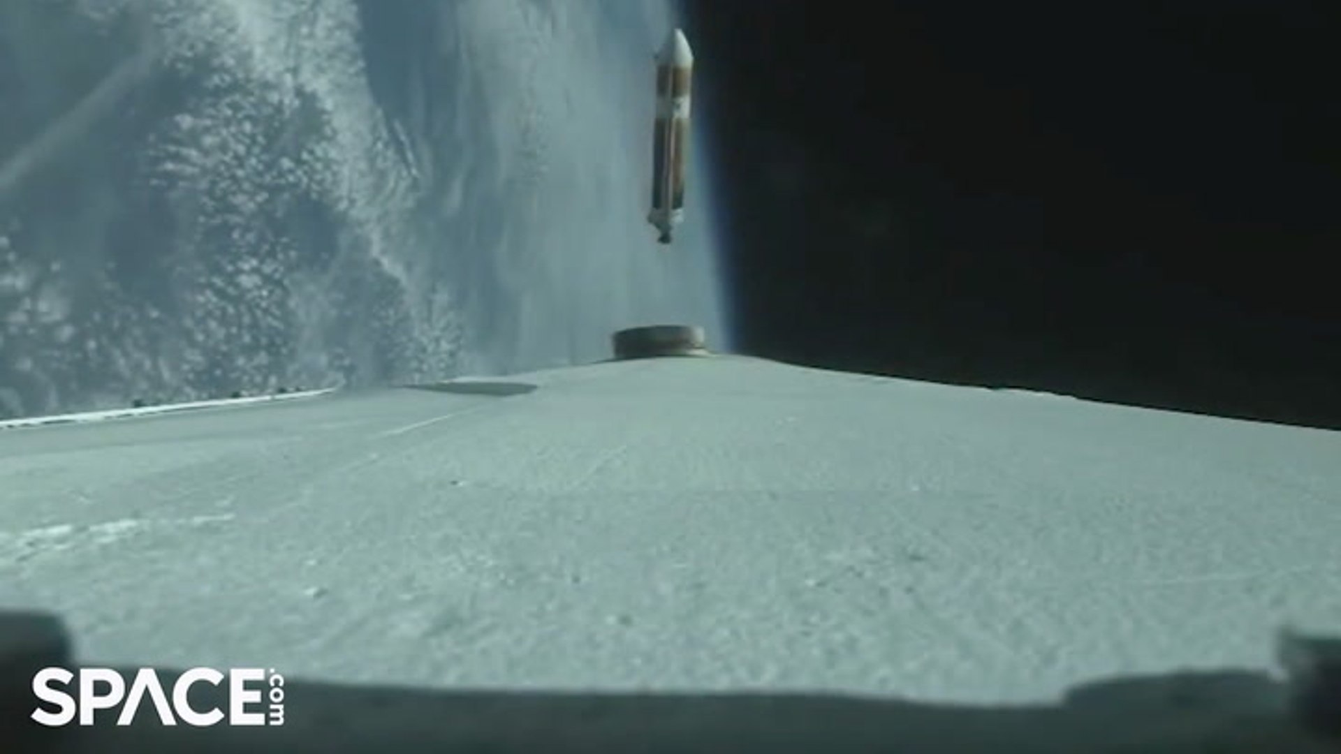 Historic rocket launch cam footage: Delta IV Heavy