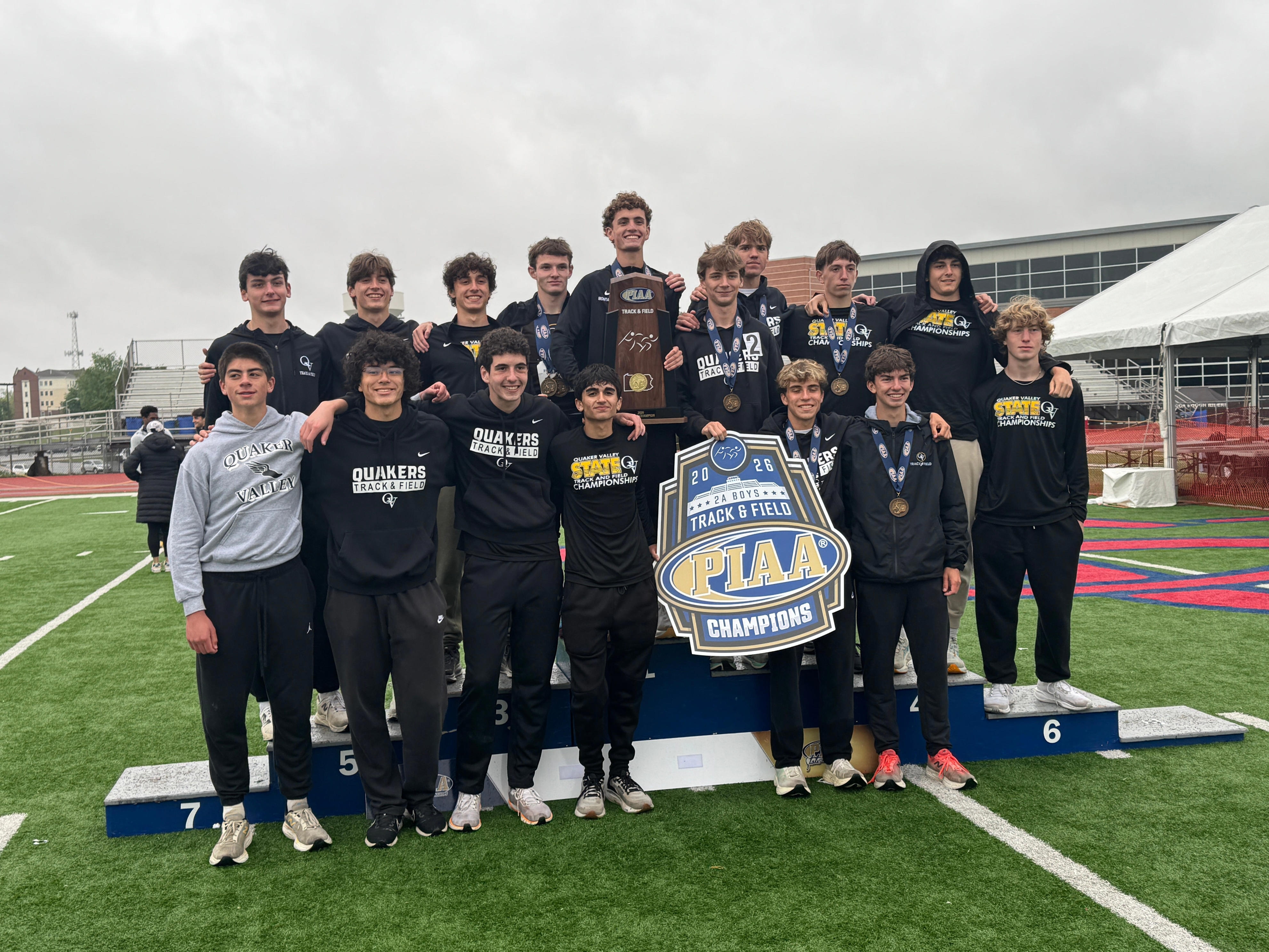 Quaker Valley boys track and field wins second consecutive PIAA team title